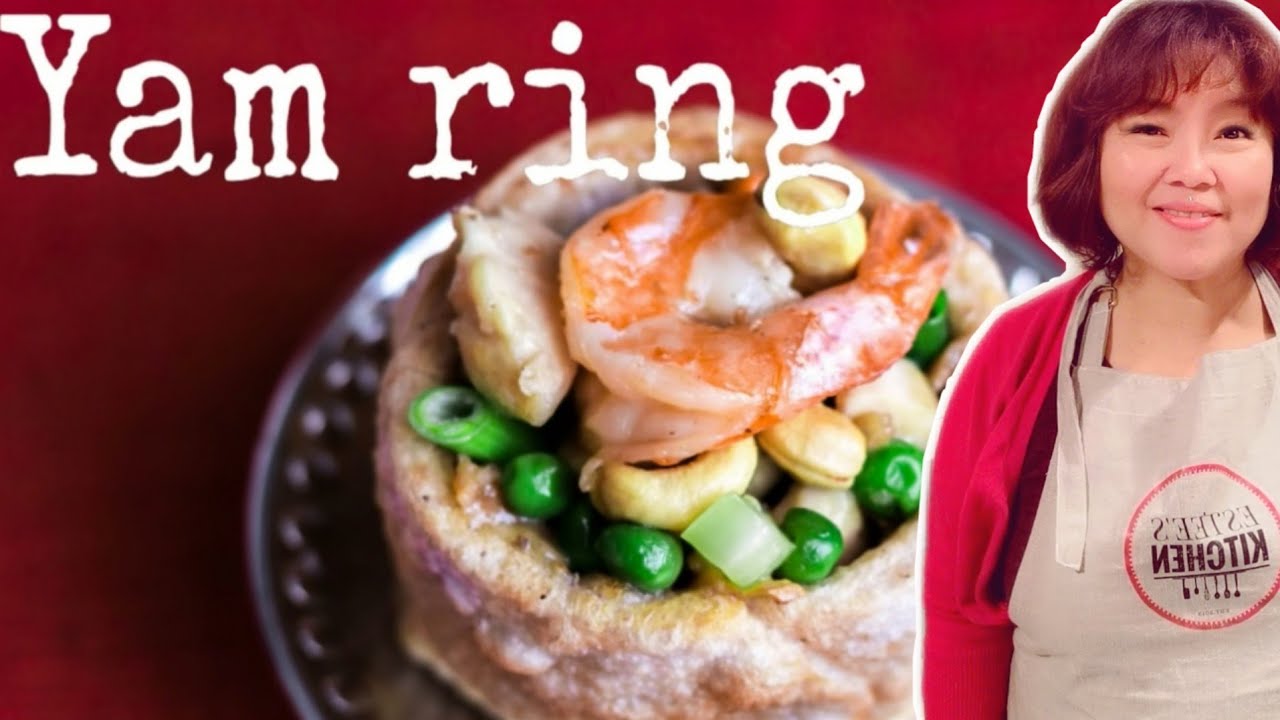 Chinese new year recipes |Crispy Golden Yam Ring | 金芋满堂喜迎春| - YouTube