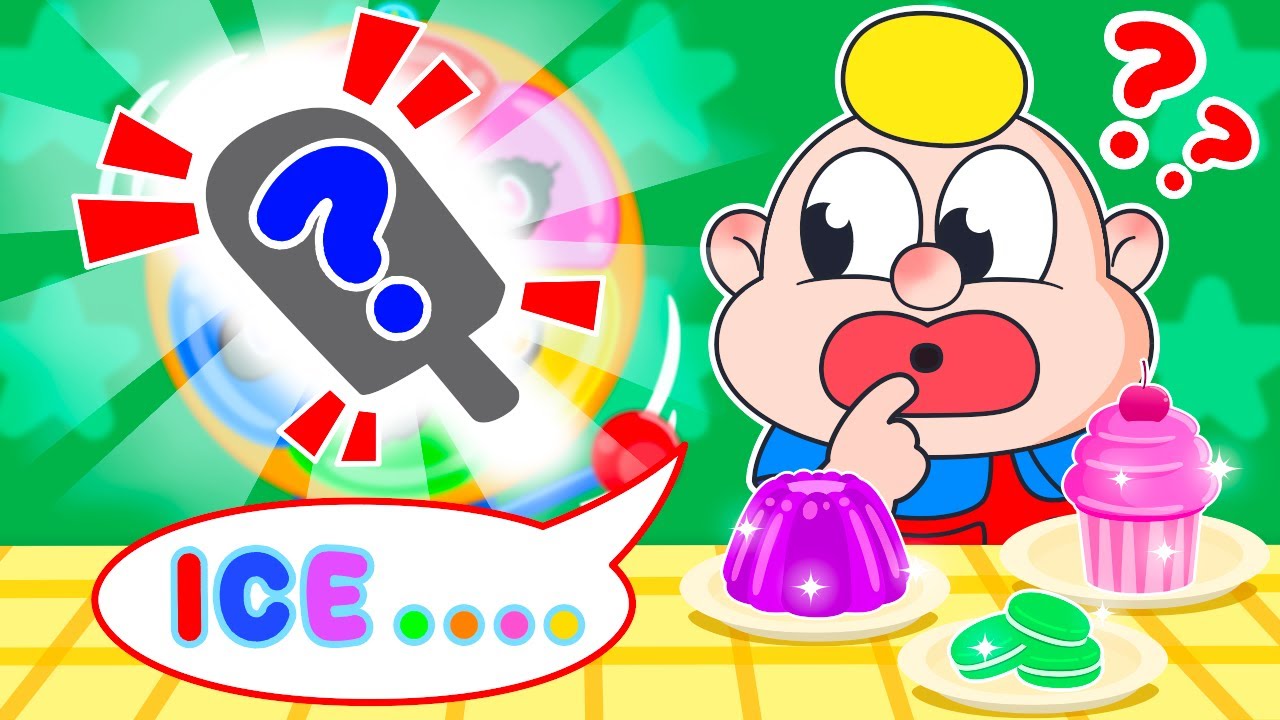 My Favorite Fruits Song | Spin the wheel and eating color food | Kids ...