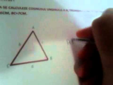 ORA DE MATE-teorema cosinusului-BAC-teorie+exercitiu - YouTube