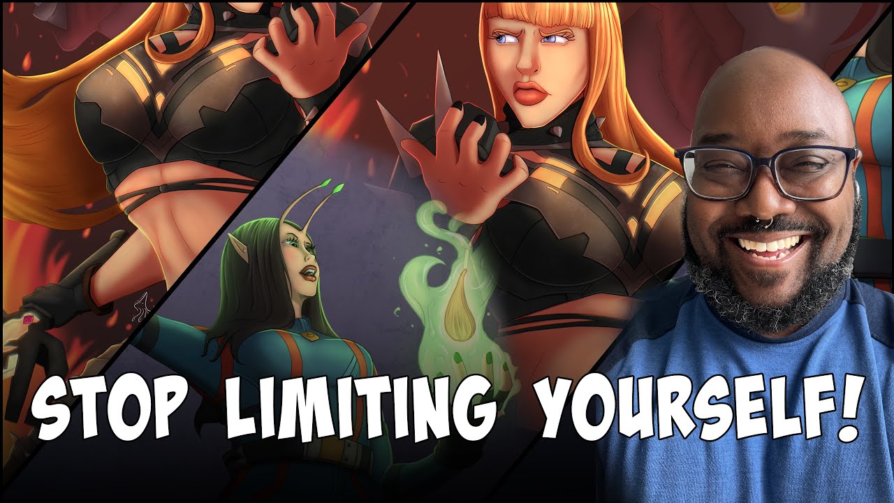 Stop Limiting Yourself and Your Art! || Speedpaint + Commentary - YouTube