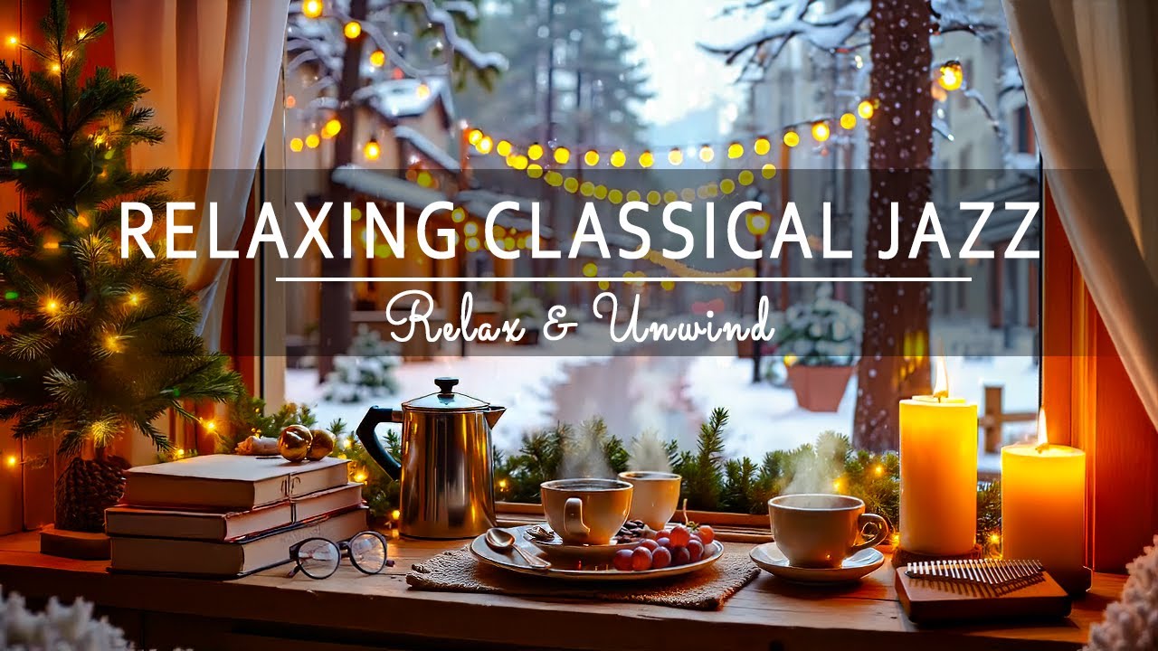 Relaxing Classical Jazz Instrumental Music & Coffee Shop Ambience ☕ ...