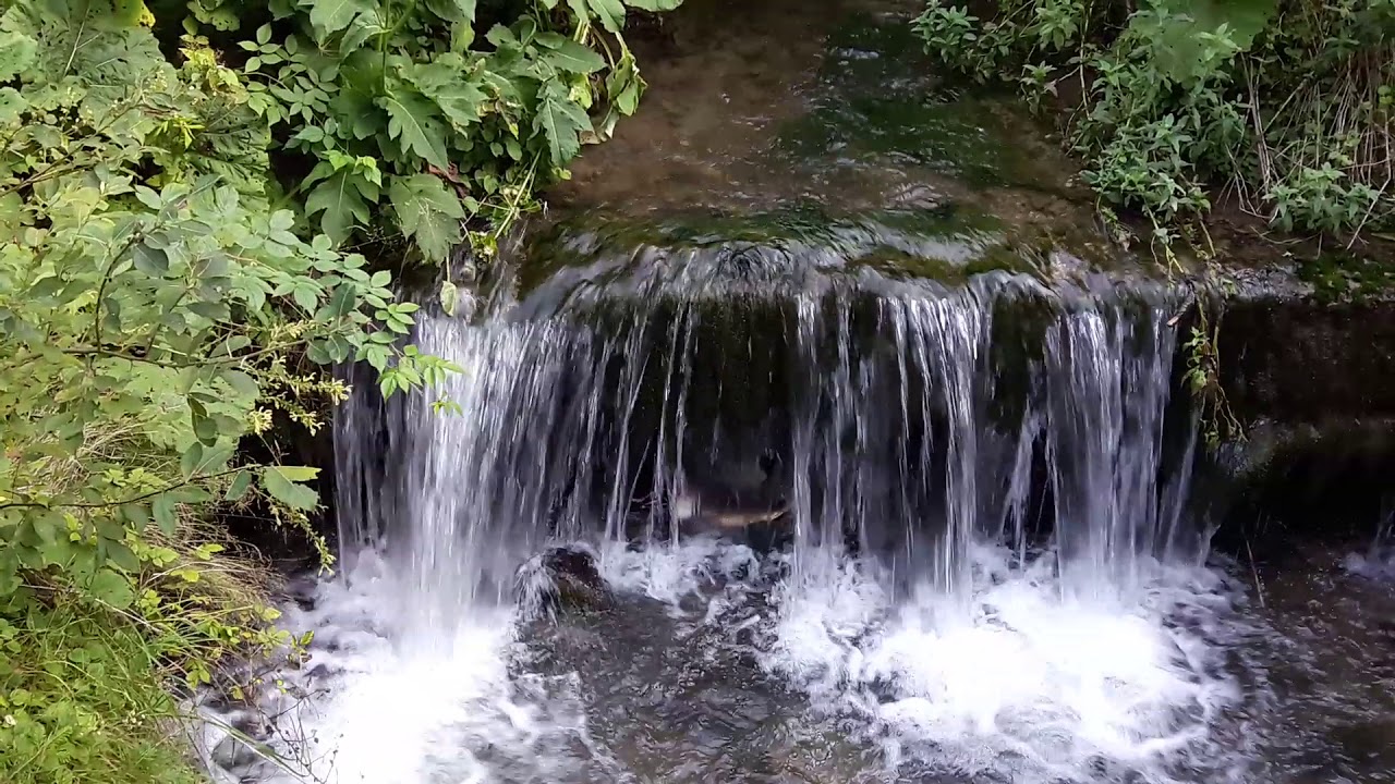 Mini waterfall - YouTube