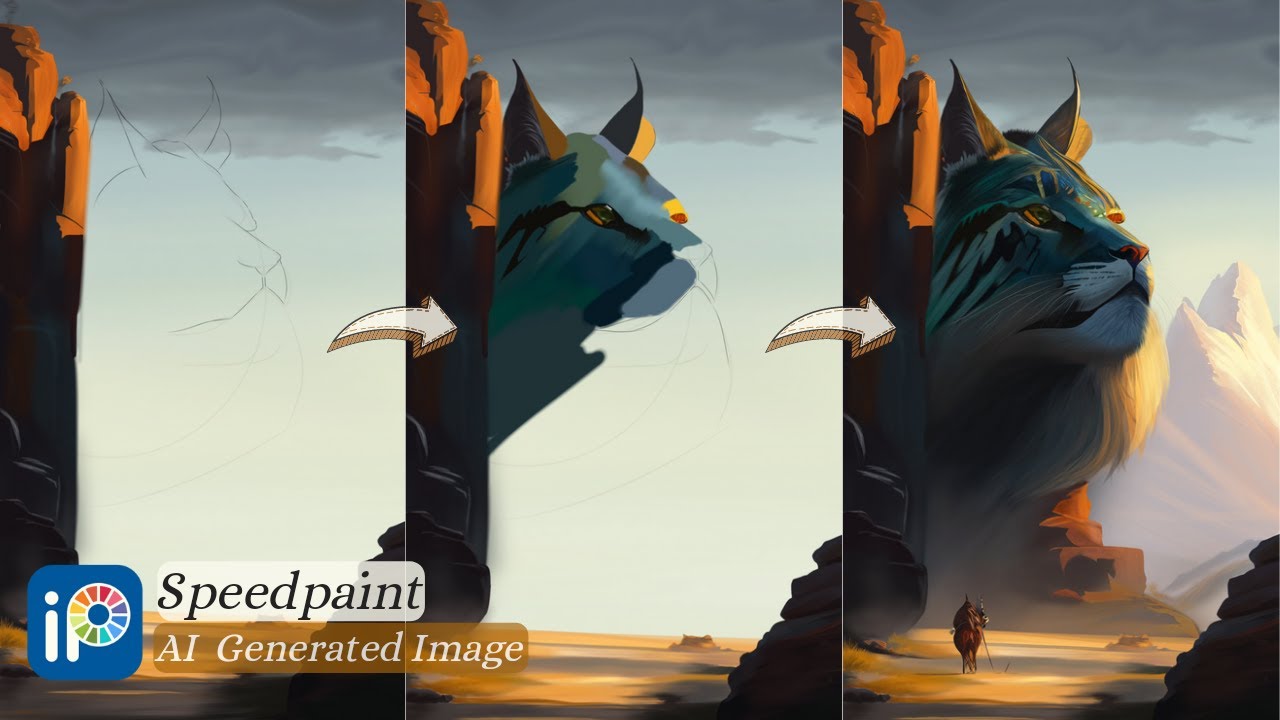 [Speedpaint] AI Generated ALPHA CAT Image Concept Art-illustration ...