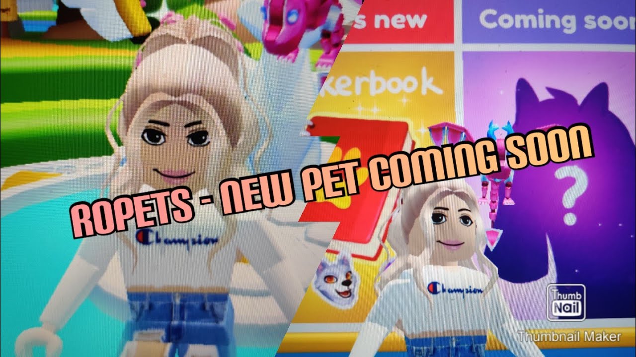 Ropets Roblox - New pet coming soon - The new adopt me ? - YouTube