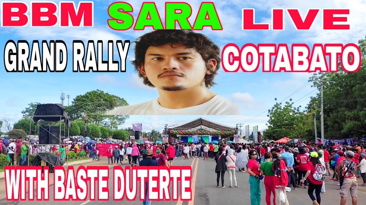 BBM SARA GRAND RALLY | LIVE COTABATO MARCH 28 2022 - YouTube