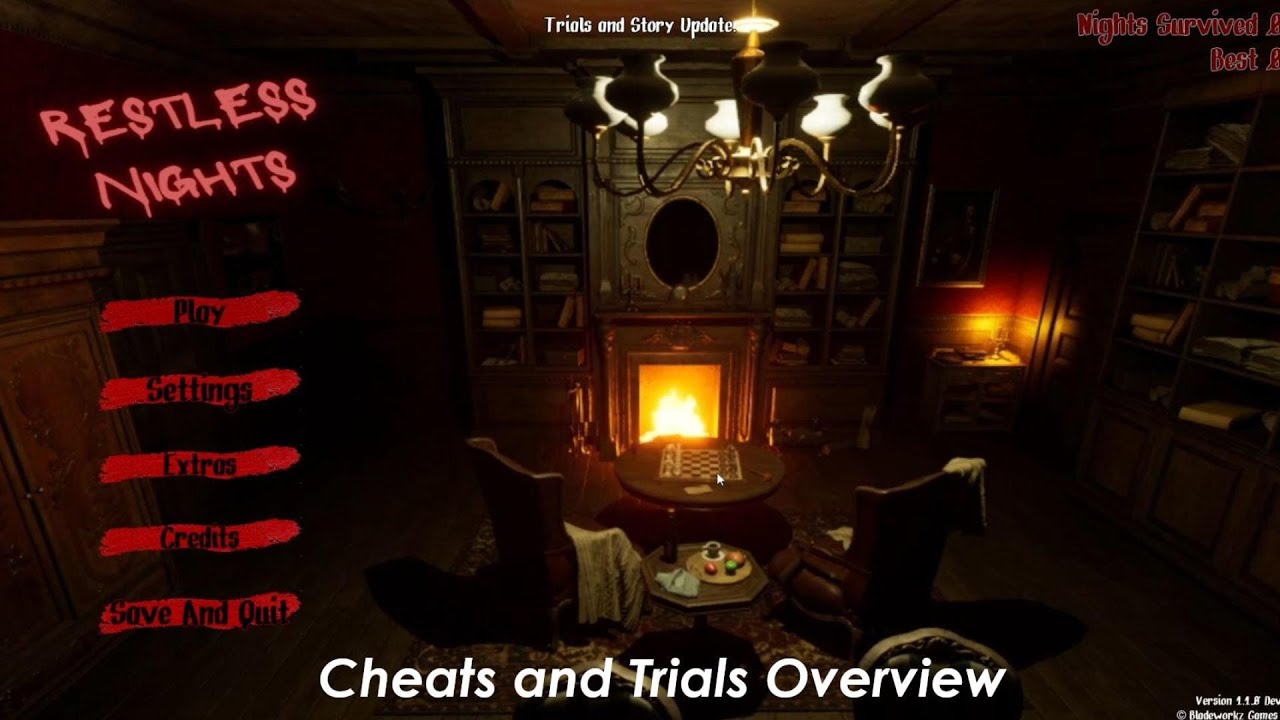 Restless Nights Cheats and Trials Overview - YouTube