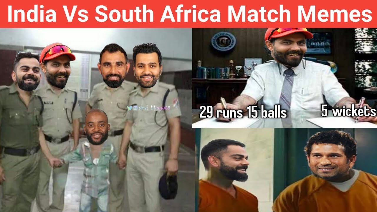 India Vs South Africa Match Funny Memes || Icc World Cup 2023 - YouTube