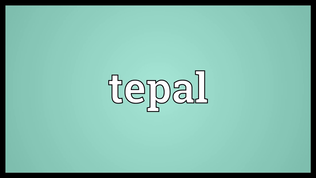 Tepal Meaning -------- Tepal means - YouTube