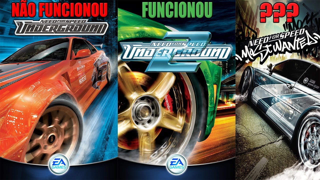 INSTALEI OS NEED FOR SPEED ANTIGOS NO WINDOWS 10! FUNCIONOU? - YouTube