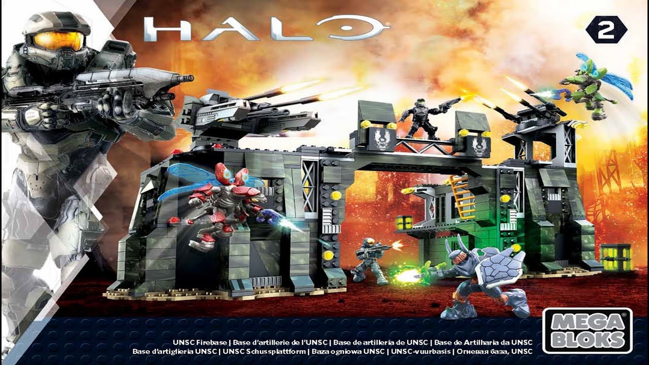 Mega Instructions | Halo | CNG69 | Unsc Firebase (Book 2) - YouTube