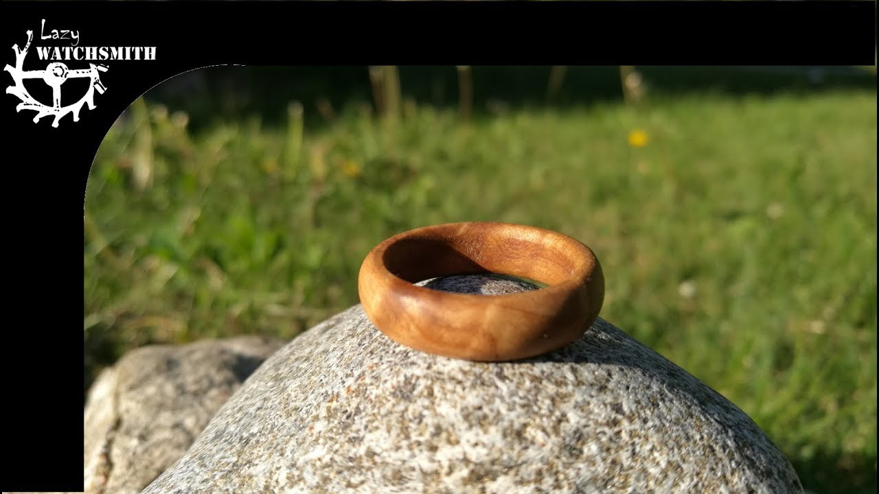 How to make a wooden ring (EASY) - YouTube