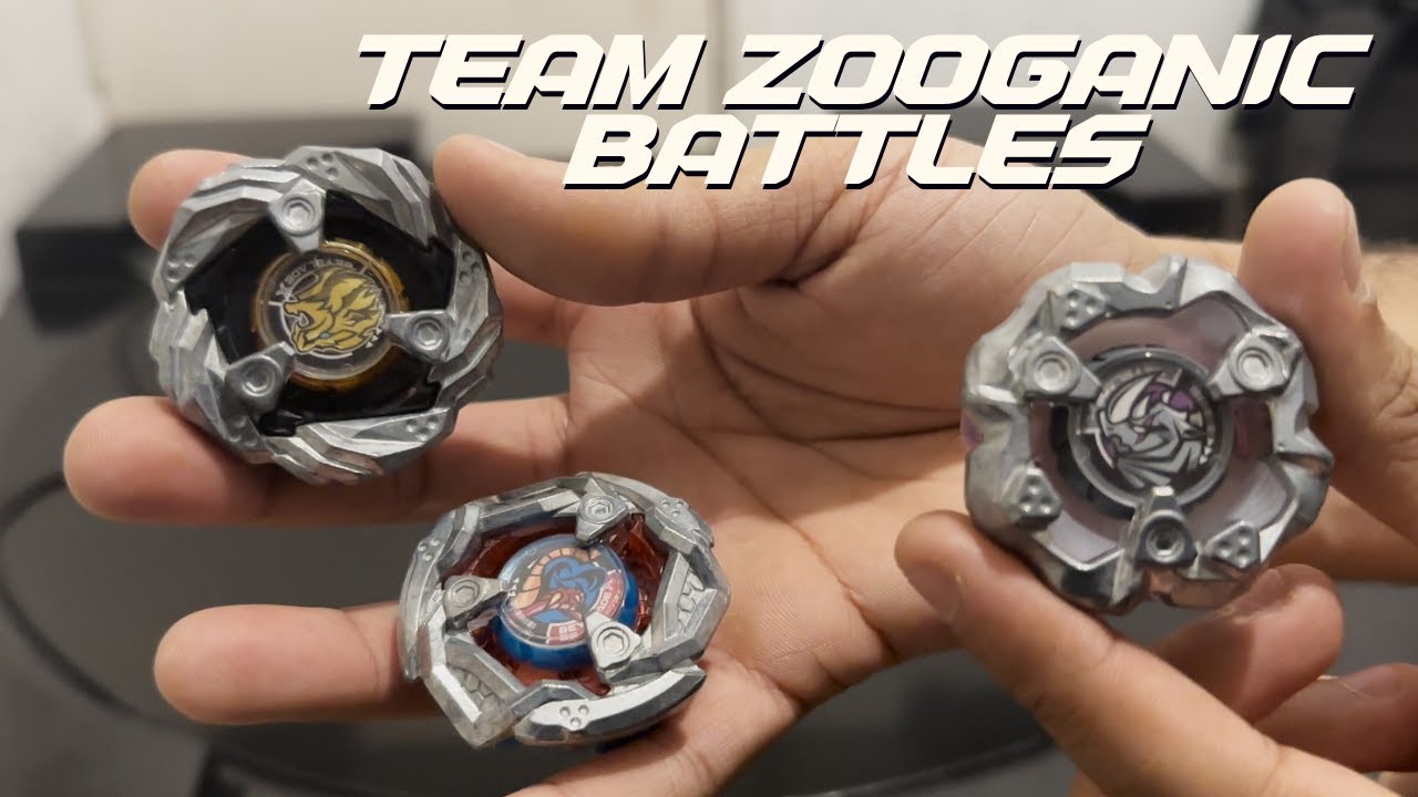 Beyblade X - Insane Team Zooganic Battles In Life Size Stadium! - YouTube