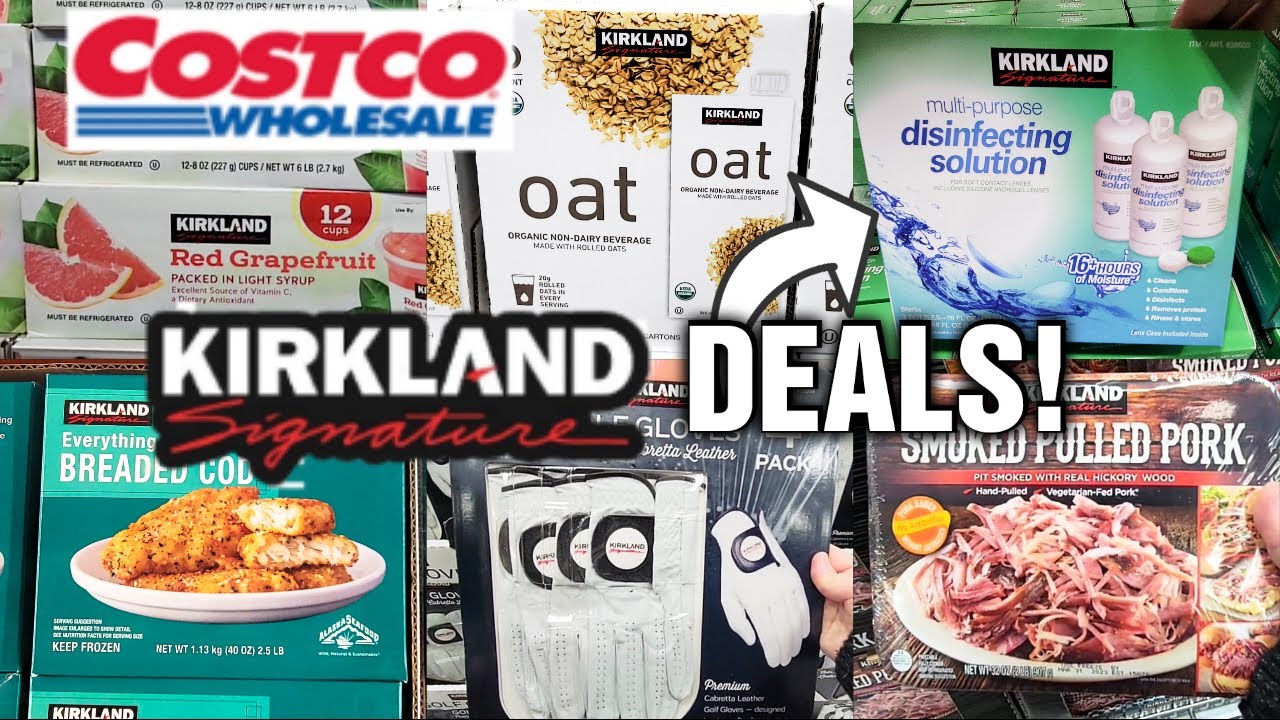COSTCO KIRKLAND SIGNATURE DEALS! - YouTube