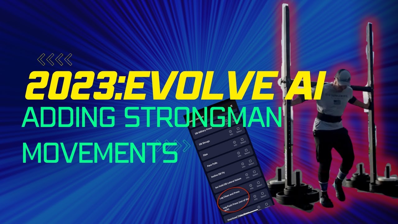 2023 Training Vlog: Adding Strongman to Evolve AI | Log Clean and Press ...