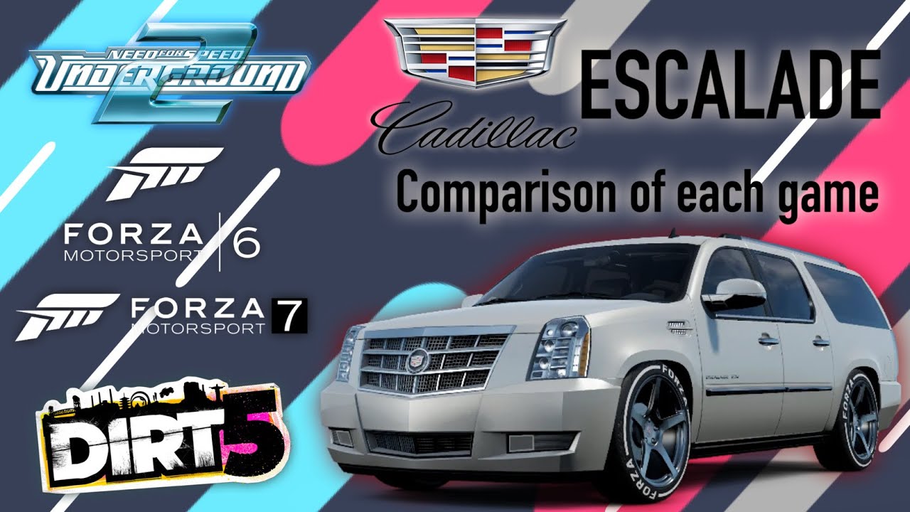 各ゲームにおけるCadillac Escaladeの比較 Summary and comparison video of Cadillac ...