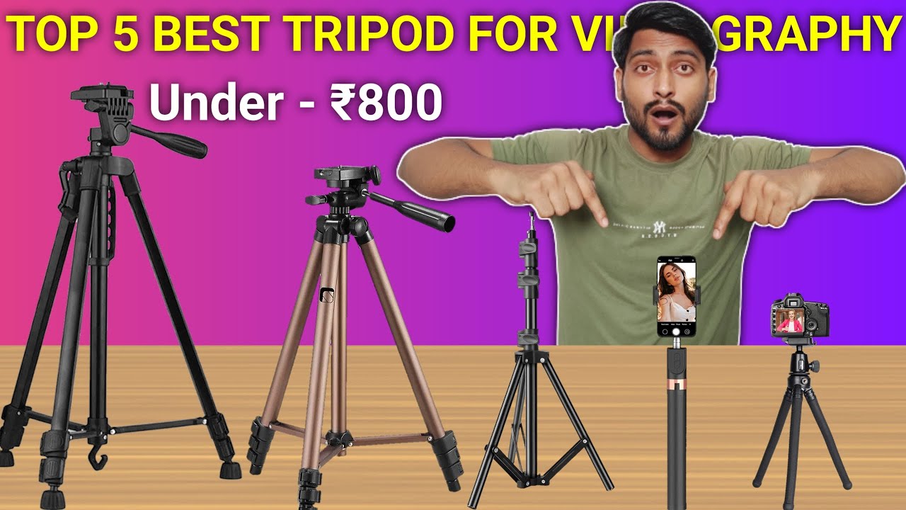 Top5 Best Videography & Photography Tripods Under ₹800⚡August 2024 ...
