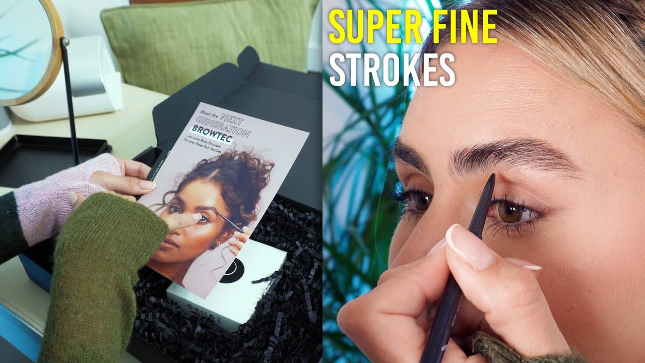 How To Fill The Gaps In Your Brows Using HD Brow Browtec Pencil - YouTube