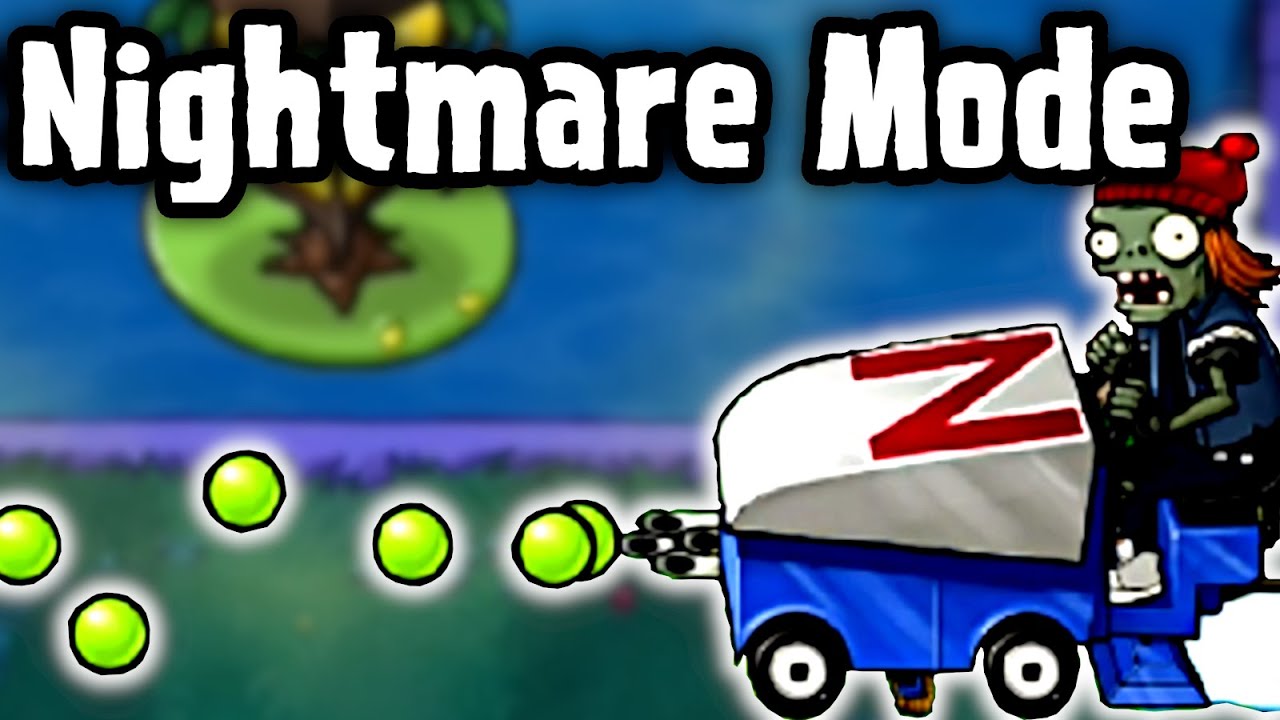 Plants Vs Zombies NIGHTMARE Mode! (PvzOri?ginal) Part 2 - YouTube