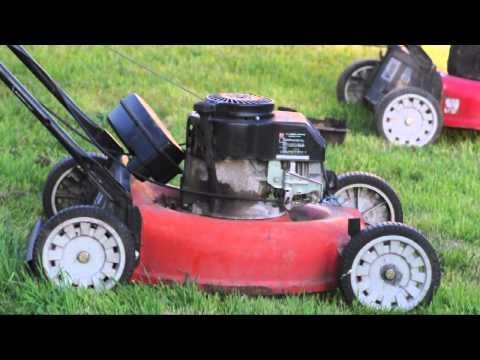 1994 MTD Mower with Tecumseh TVS115 Engine - First Start - YouTube