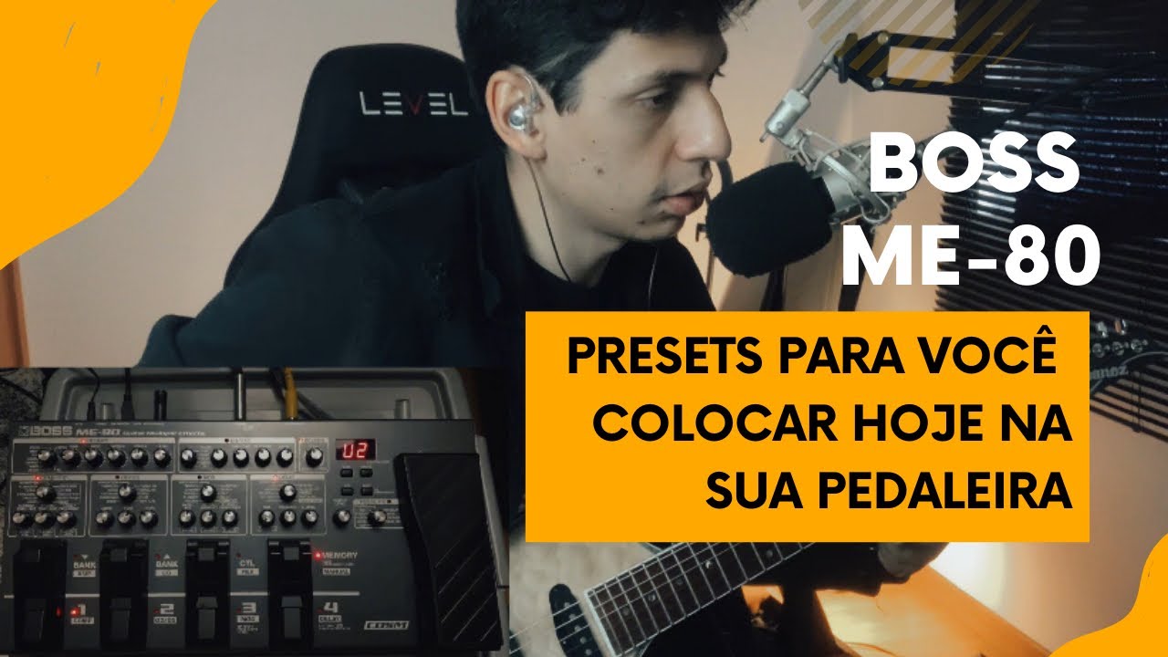 PRESETS BOSS ME-80 (link na descrição) - YouTube