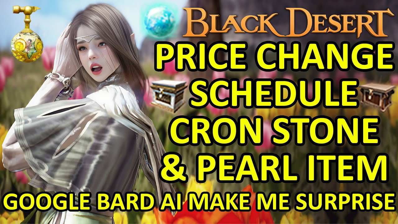 Cron Stone Price & Pearl item Price Change Update Confirmation Schedule (Black Desert Online ...