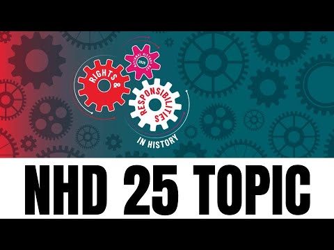 NHD 25 Topic Selection Overview - YouTube