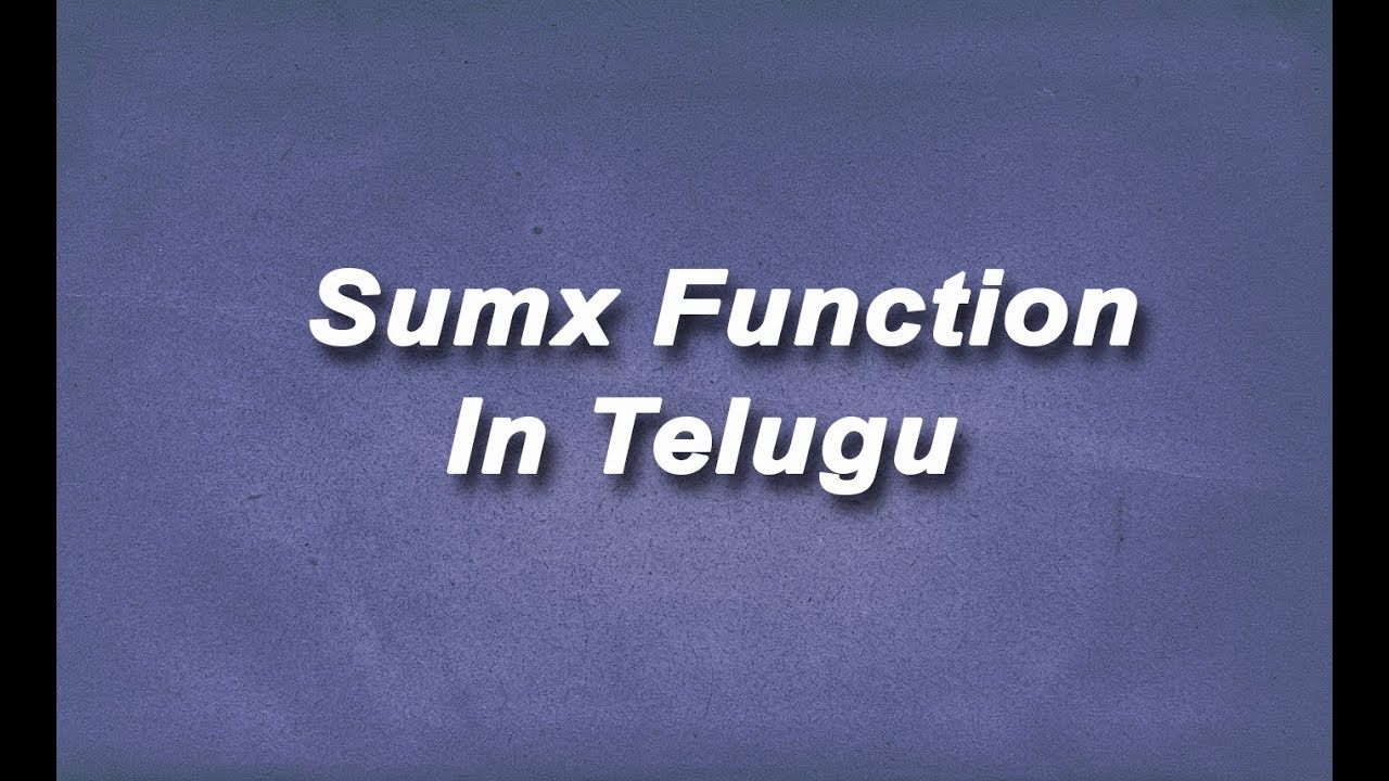 Sumx Dax Function Telugu Power Bi Dax Sumx Function Telugu Laxmi Skills Dax Functions sumx-dax-function-telugu-power-bi-dax-sumx-function-telugu-laxmi-skills-dax-functions