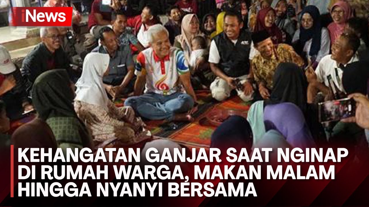 Kehangatan Ganjar saat Nginap di Rumah Warga, Makan Malam hingga Nyanyi ...