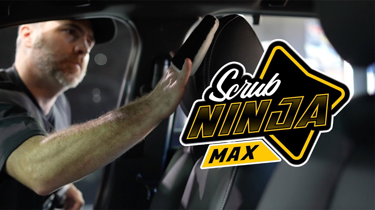 Scrub Ninja MAX | Interior Scrubber Sponges by Autofiber - YouTube