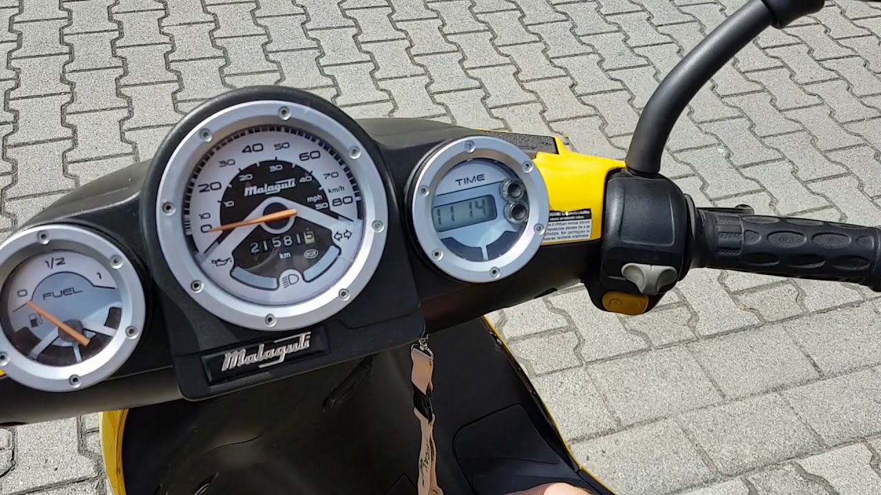 Malaguti F12 scooter Project FINISHED - YouTube