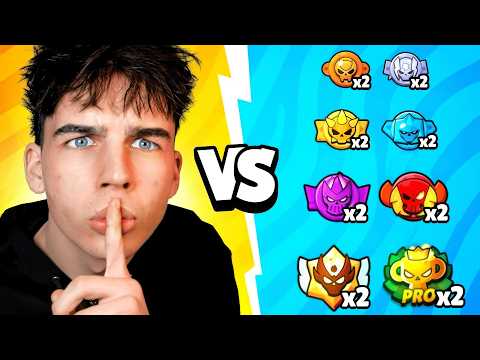 J'ai 1vs2 TOUS Les Rangs De Brawl Stars !