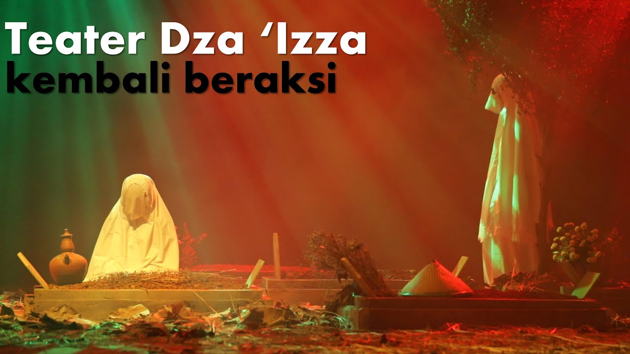 Ngeri, TEATER DZA 'IZZA bikin "Warung Kopi di Pinggir Kuburan" - YouTube