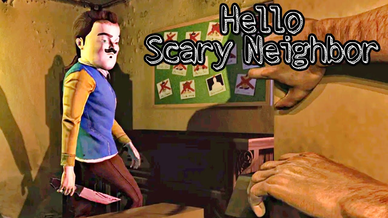 Hello Scary Neighbor Survival Game (Level 1 - Level 5) by Games Ark ...