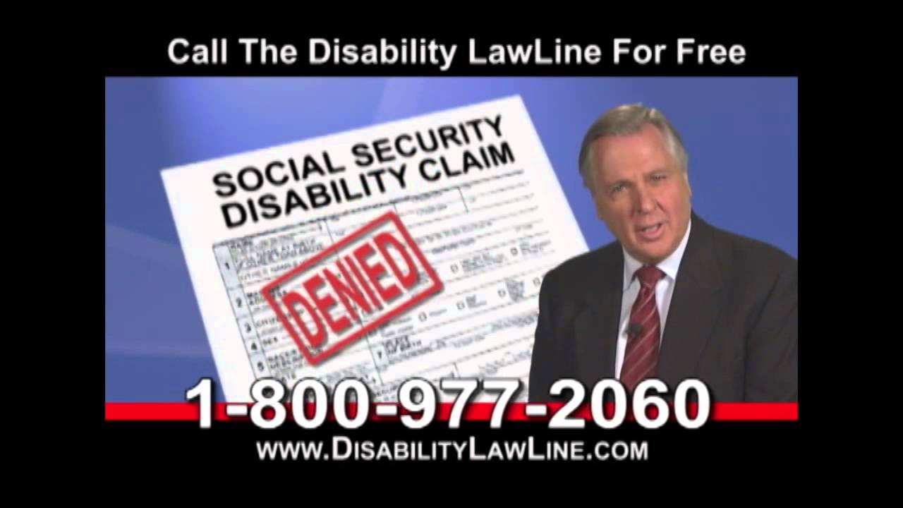 Disability Lawline Disability Commercial - YouTube