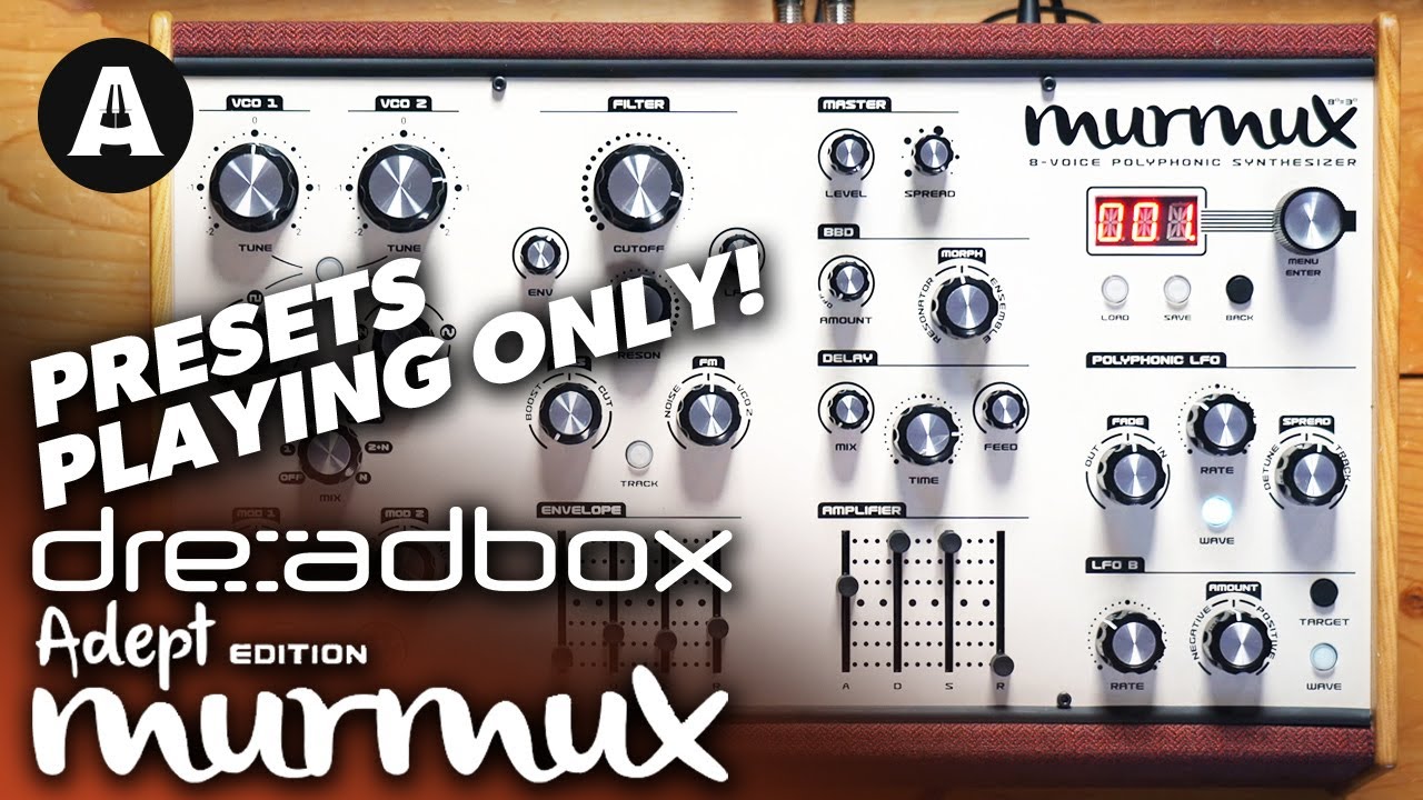 Dreadbox Murmux V3 Desktop Synthesizer - Playing Only! - YouTube