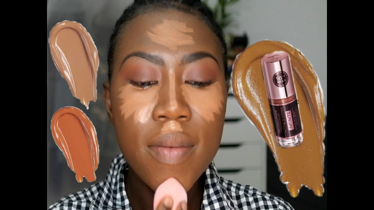 REVOLUTION | NEW CONCEAL & DEFINE INFINITE CONCEALER | SWATCHES Demo ...