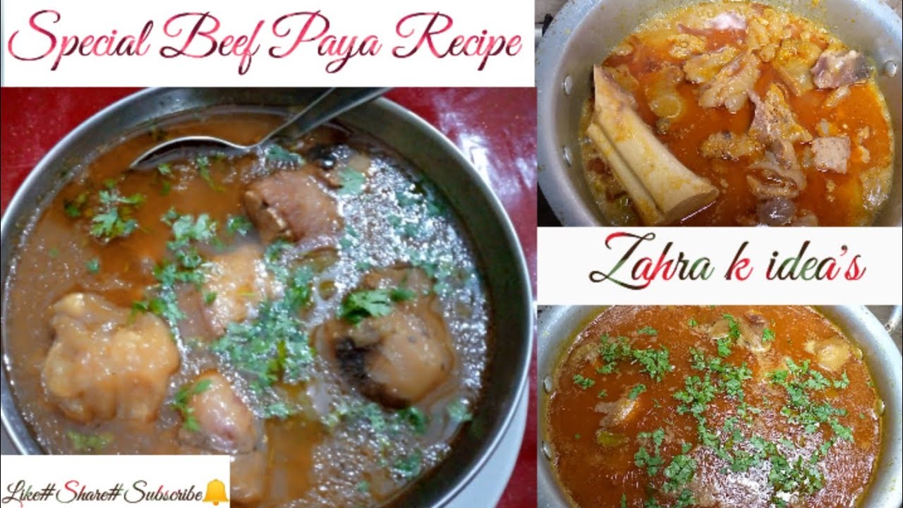 Special Beef Paya Recipe|Beef Paya Special Recipe|Mazedaar Beef Paya ...