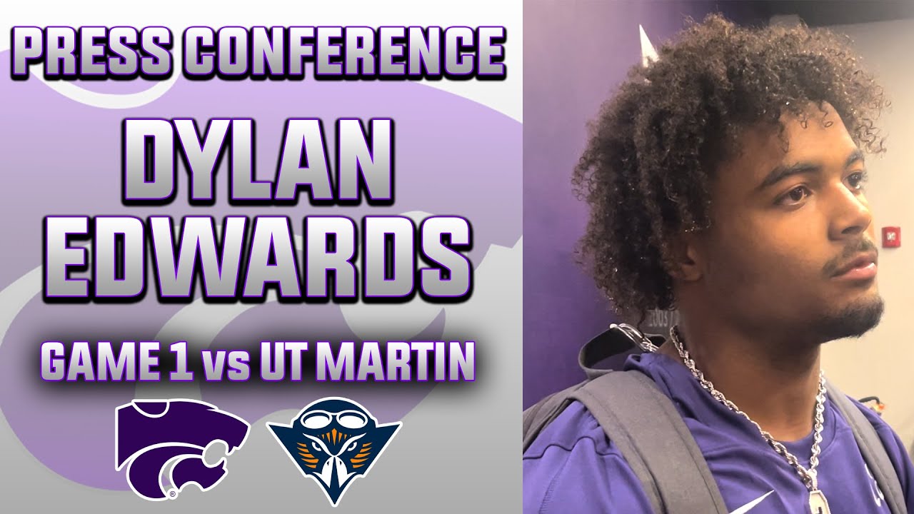 Kansas State RB Dylan Edwards recaps first game at Kansas State - YouTube
