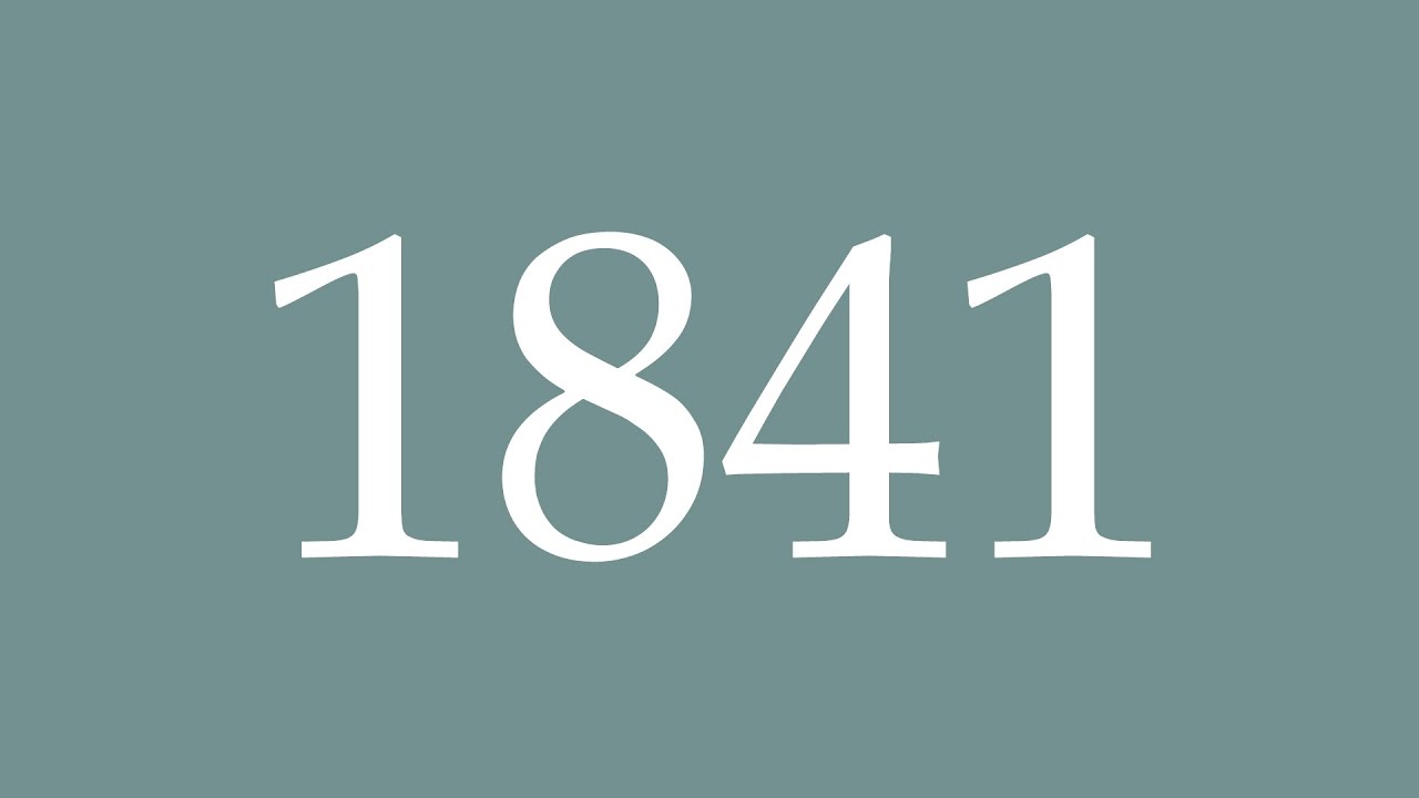 How to Pronounce ''1841'' Correctly in French - YouTube