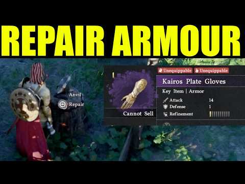 Crimson desert - how to repair armor (refinement) | anvil location