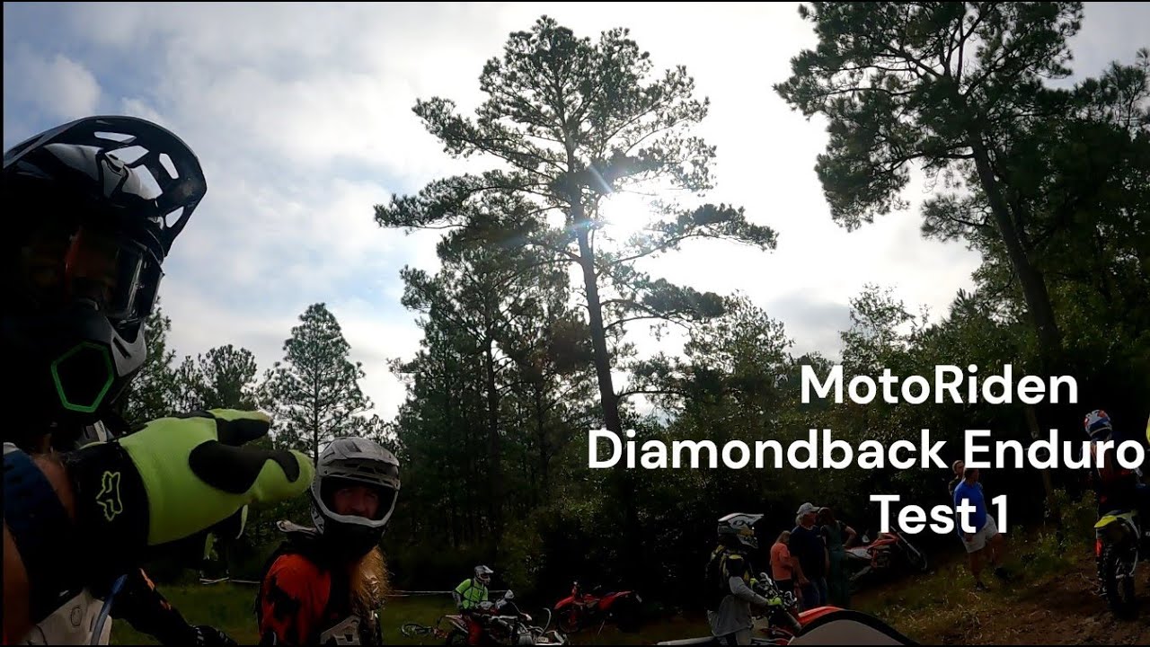 FTR Diamondback Enduro Master C 50+ Test 1 - YouTube