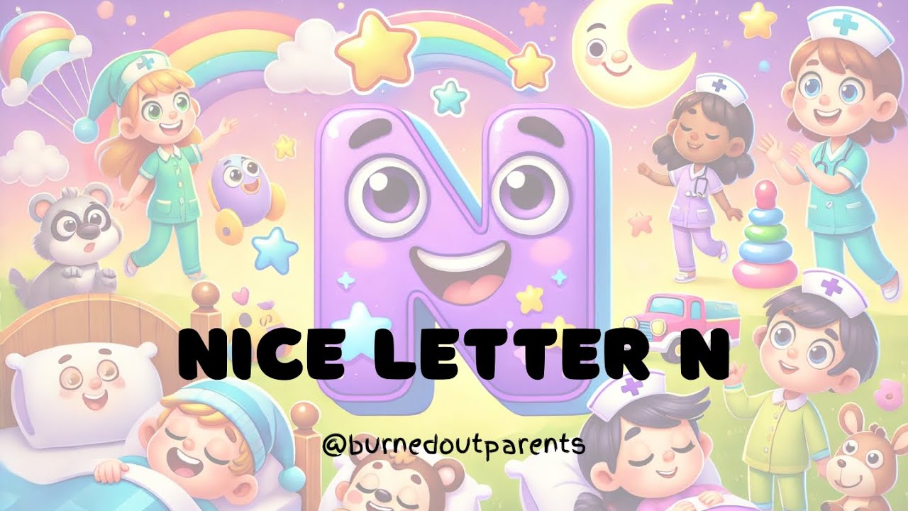 Letter N Song | ABC Spelling, Dancing & Singing | Educational Letter ...