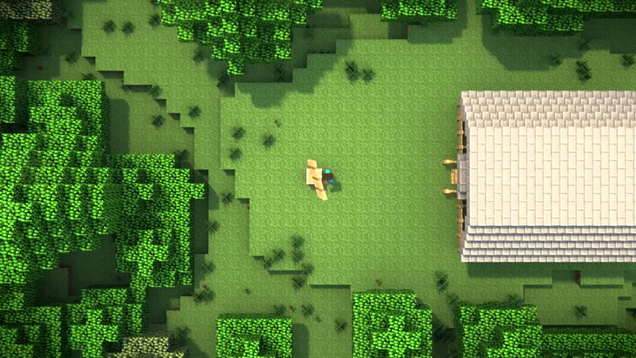 Minecraft animations (Steve and Pistons) - YouTube