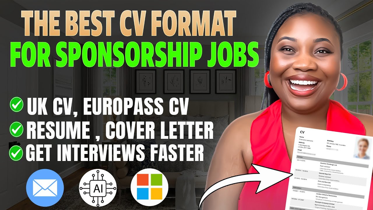 Award Winning CV Format That Would Land You a Job Offer - YouTube