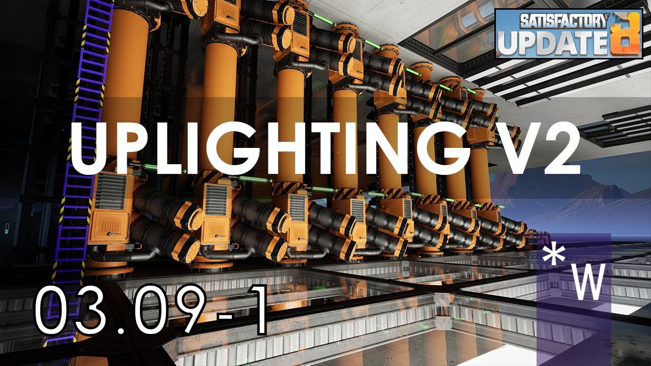 More Coal: Dramatic Uplighting with Lumen and Signs - Satisfactory 03. ...