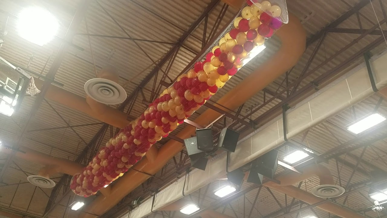 Balloons drop. - YouTube