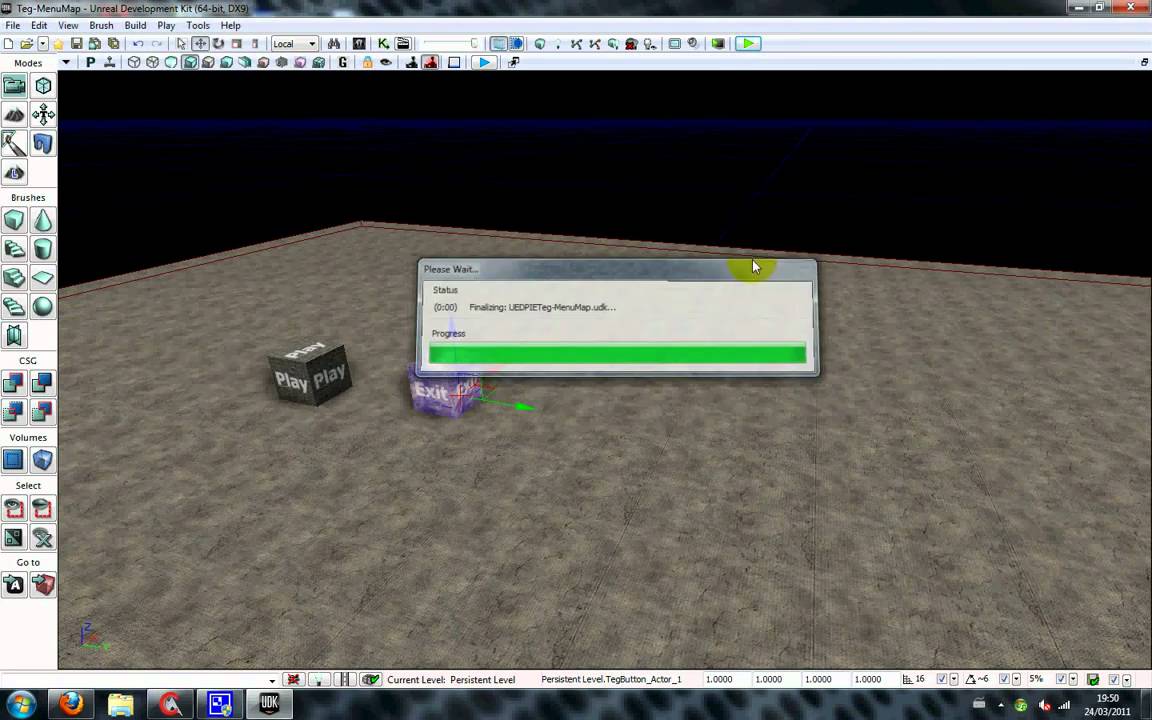 UDK 3D Menu Without Scaleform - YouTube