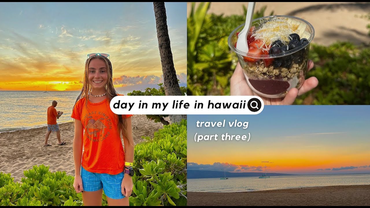 Day In My Life On Vacation In Hawaii!!! ||| travel vlog :) - YouTube