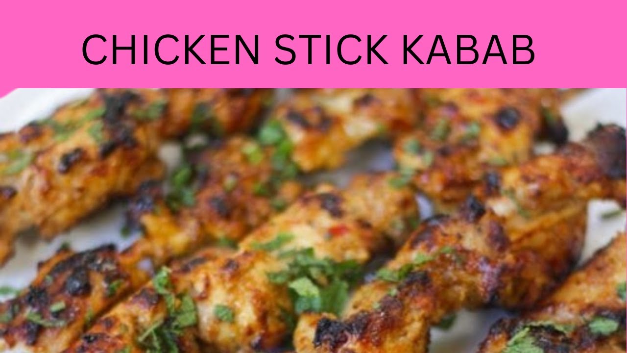 How to cook chicken stick kabab. Chicken stick kabab made on gas stove ...