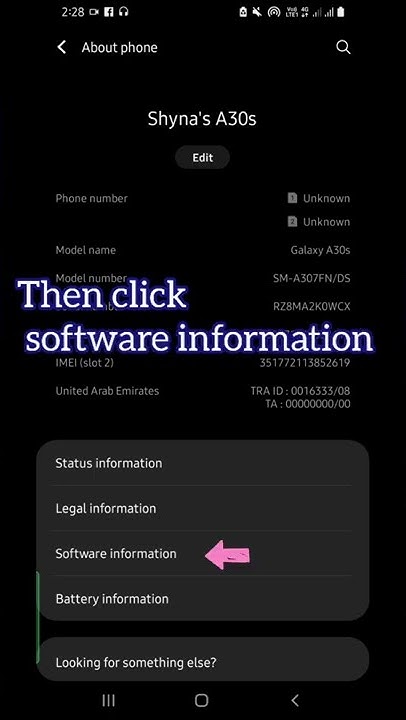 How to check Android version on phone ||Samsung Galaxy a30s same ...